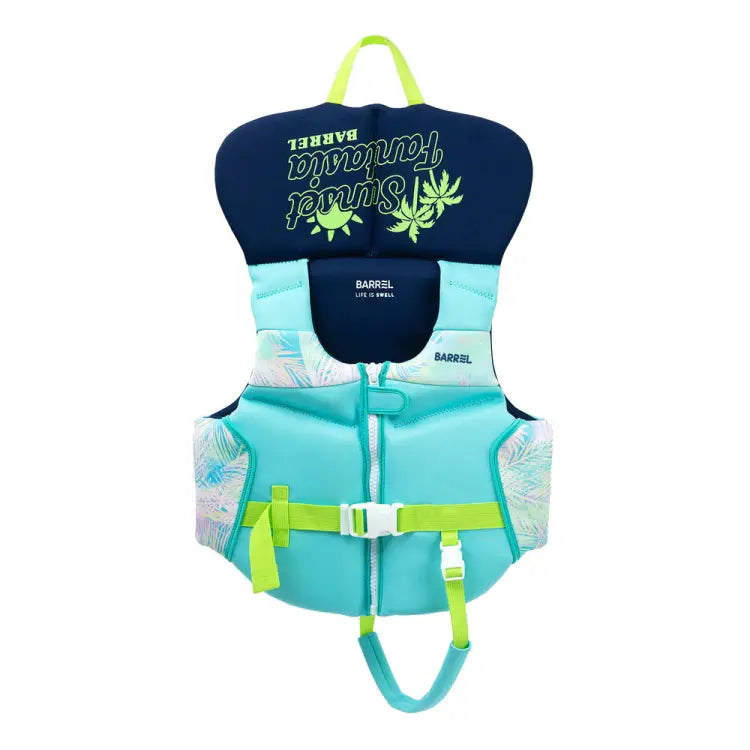 Barrel Kids Tropical Guard Vest-mint – optcool