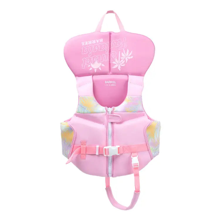 Barrel Kids Tropical Guard Vest-pink – optcool